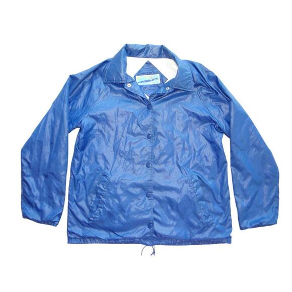 Jackets & Coats | Vintage Windy Weather Blue Jacket Lightweight Casual ...